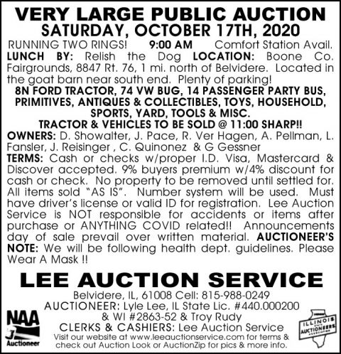 Auctions | Boone County Shopper